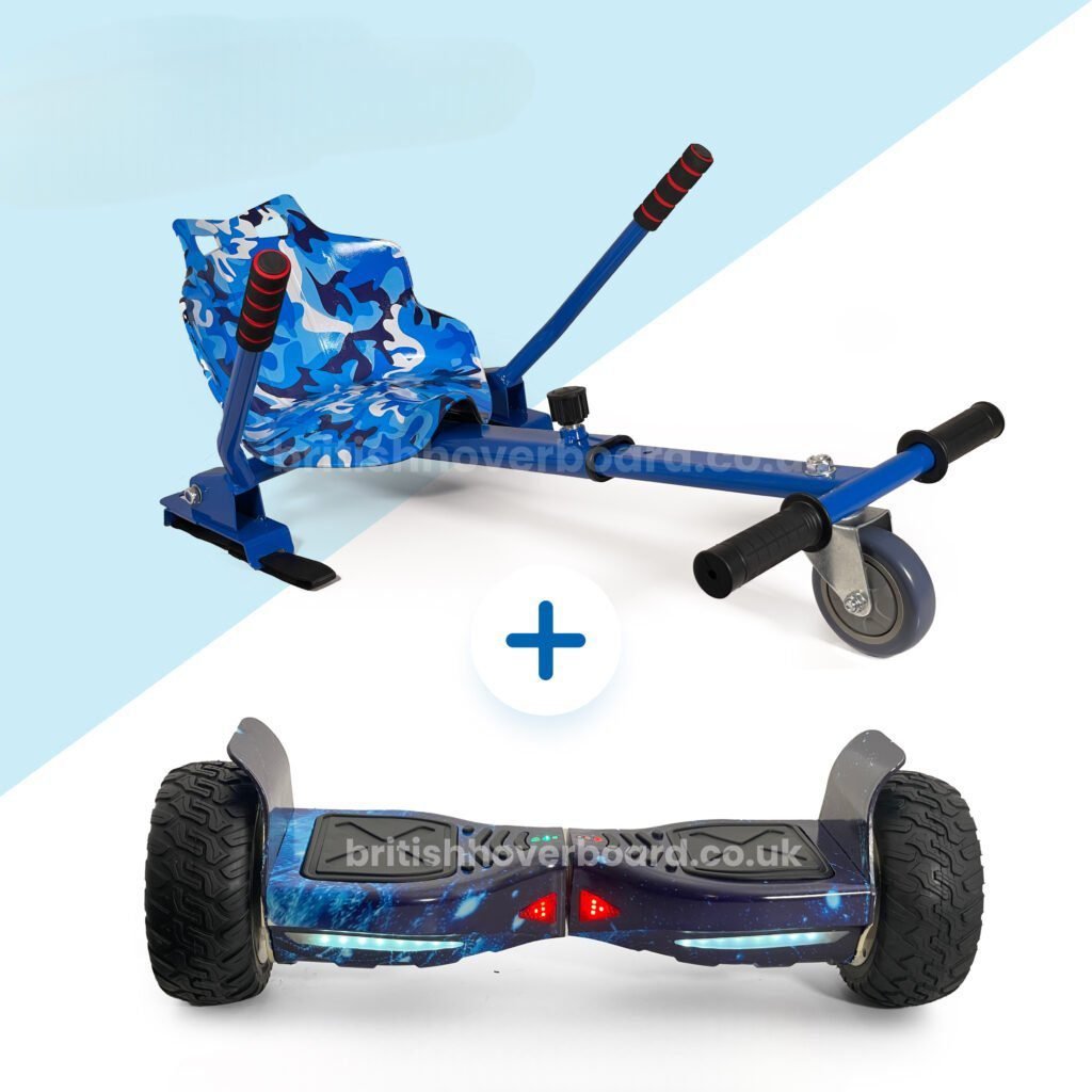 8.5″ Blue Galaxy Hoverboard Bundle | British Hoverboard
